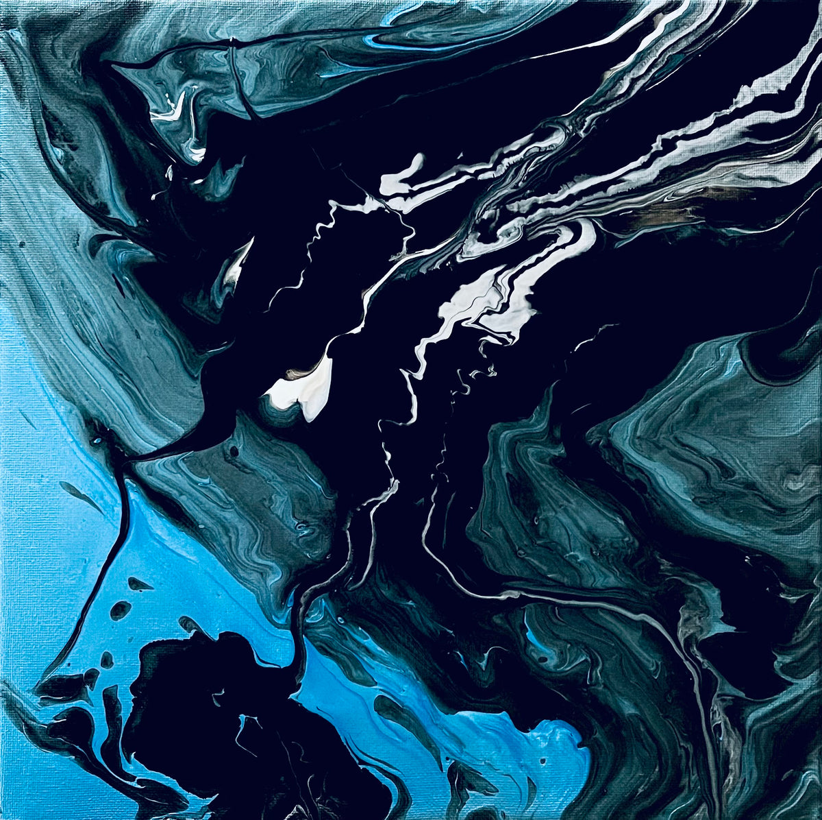 ORIGINAL ARTWORK - BLUEZ - "SCRAMBLEZ" – eddudez
